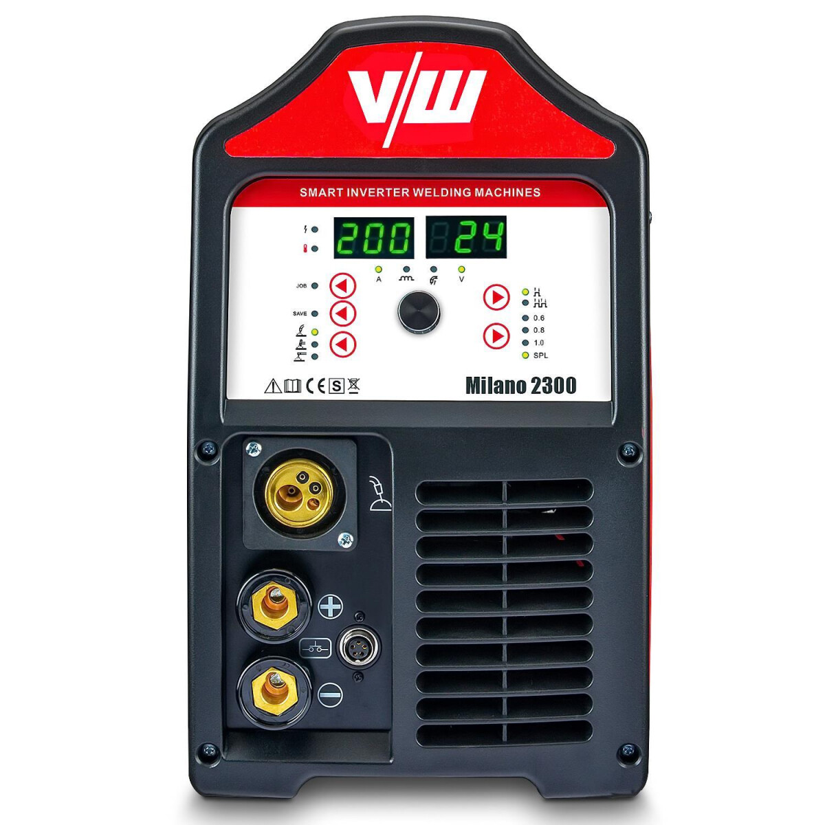 MIG MAG welder 200A, MMA electrode 170A, IGBT, for 5kg wire reel Milano ...