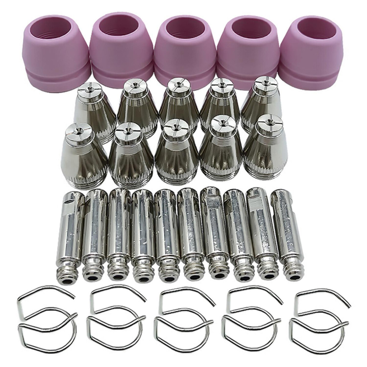 SET: Wear Parts for Plasma Cutter 30 pieces (Plasma 70PD Paris 700 ...