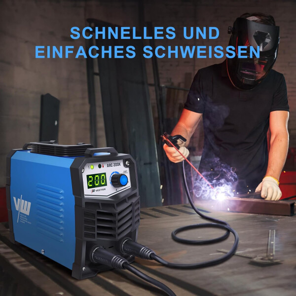 Electrode welder, MMA electrode 200A, IGBT | ARC 200K | VECTOR WELDING