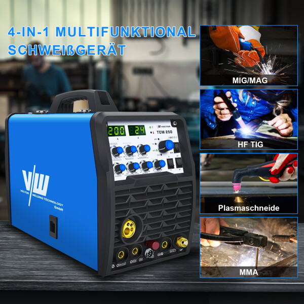 4-IN-1 combi welder, DC TIG welder with IGBT technology, professional ...