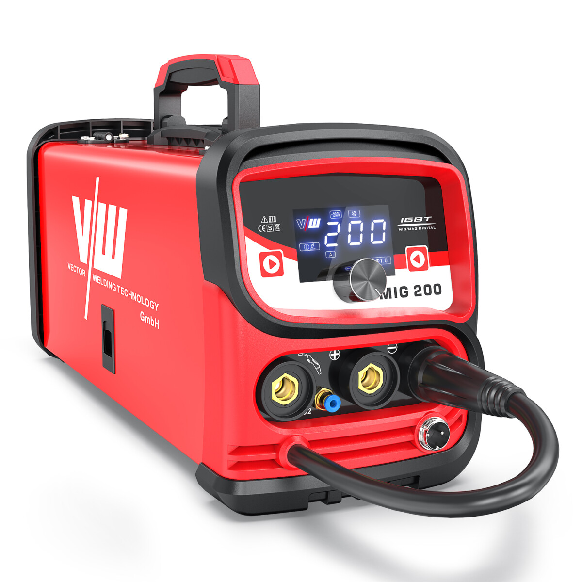 MIG 200D Kombi-Schweißgerät-Set mit Schweißhelm – Leistungsstark für ...