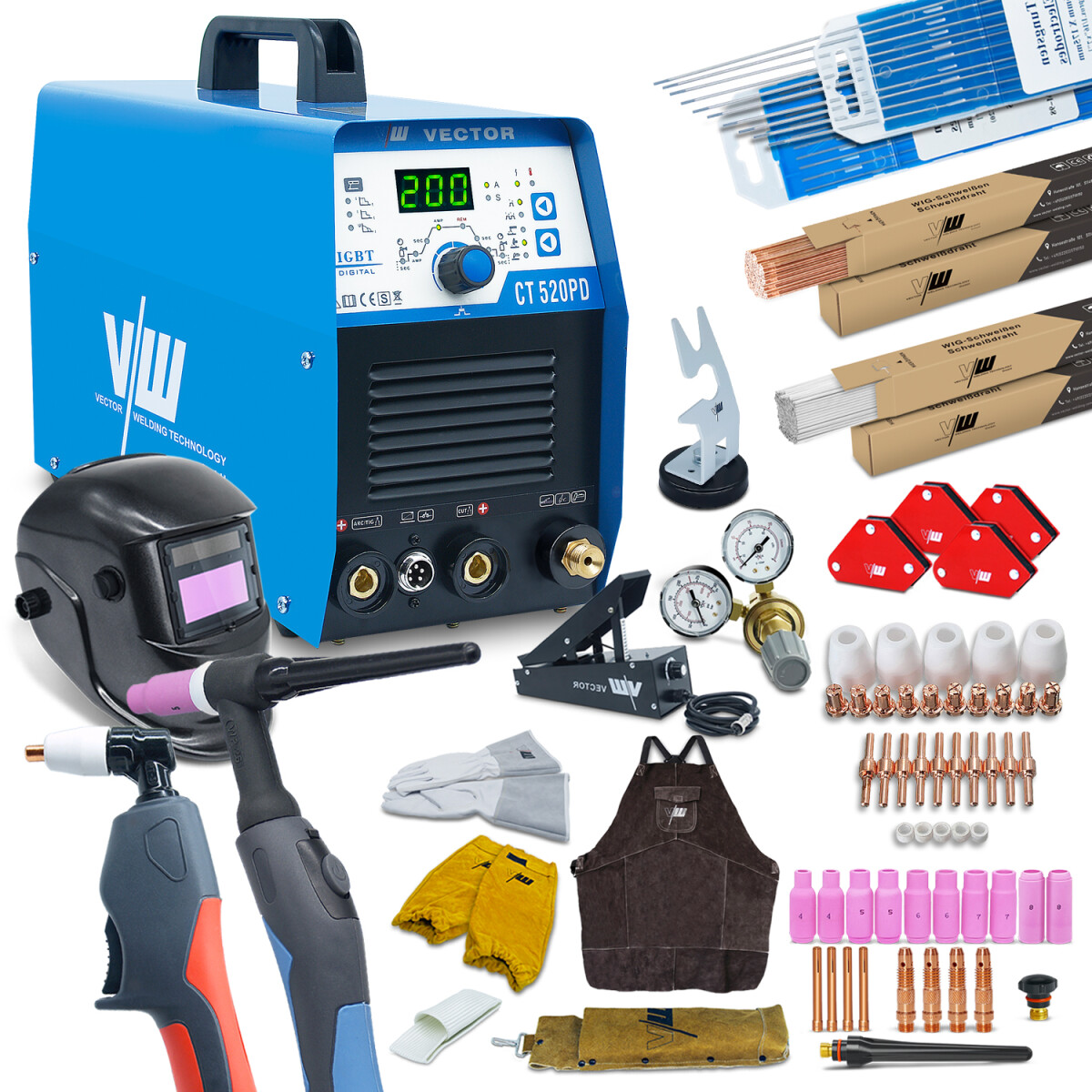 DC TIG/MMA welding machine with plasma cutter | VECTOR WELDING