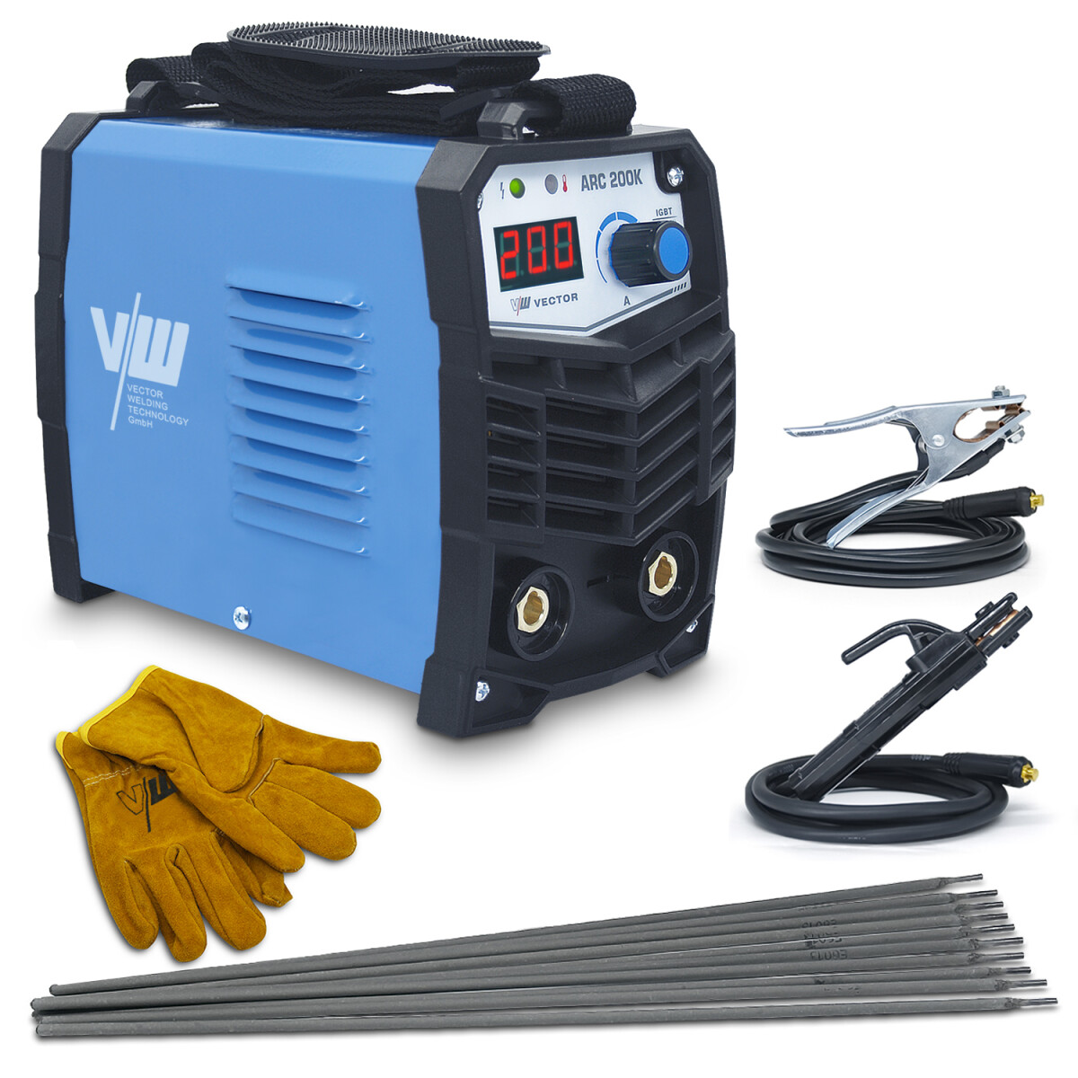 Electrode welder, MMA electrode 200A, IGBT | ARC 200K | VECTOR WELDING